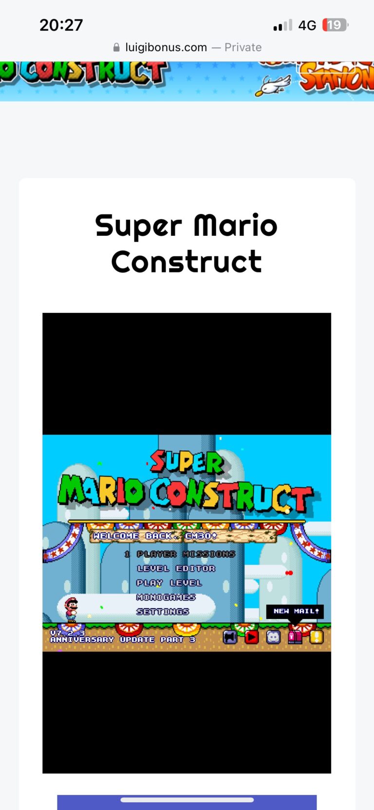 Let’s Interview: LuigiBonus and the Super Mario Construct Team ...